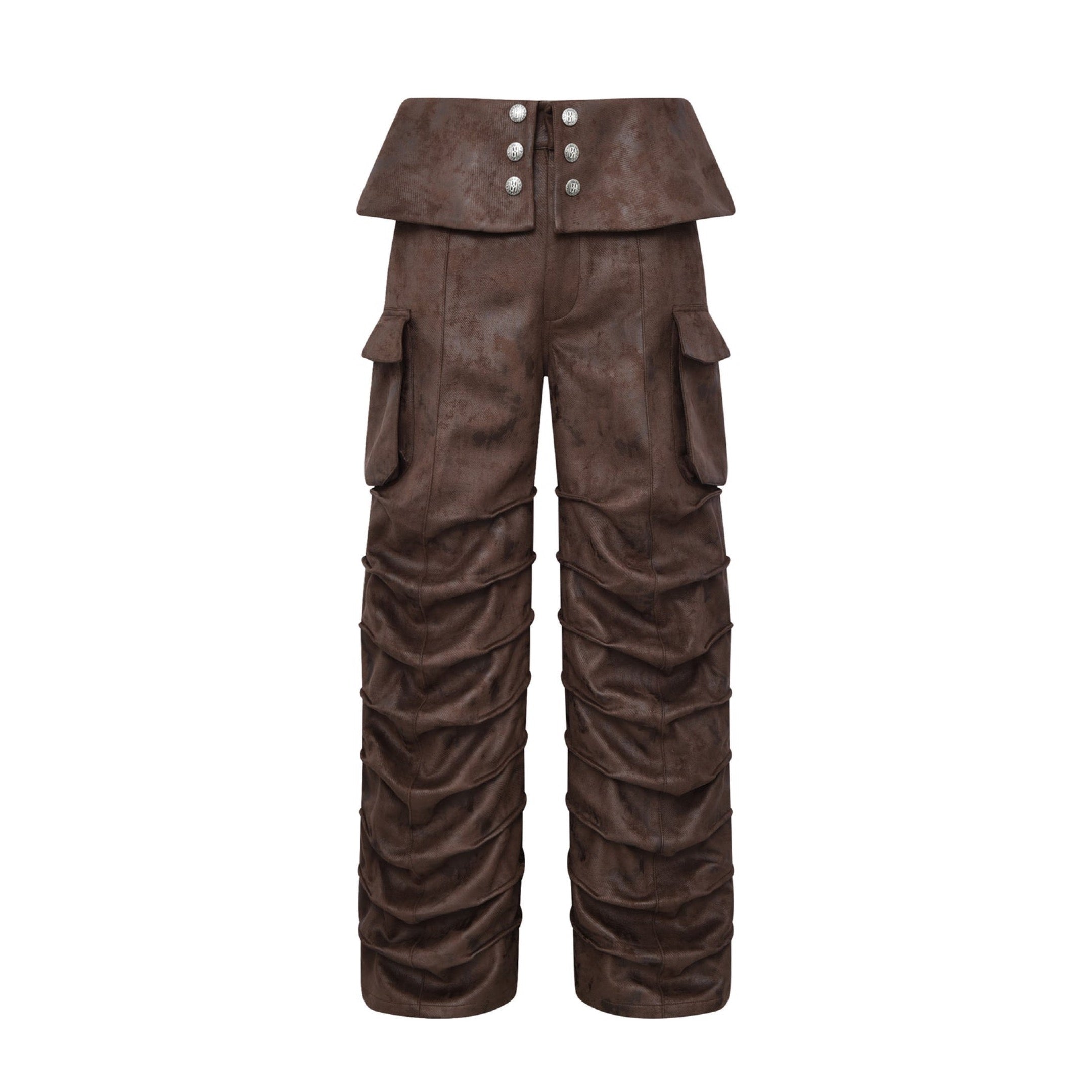 Birth Of Royal Child SUEDE KNIGHT ARMOR PANTS – HYPEBOYS